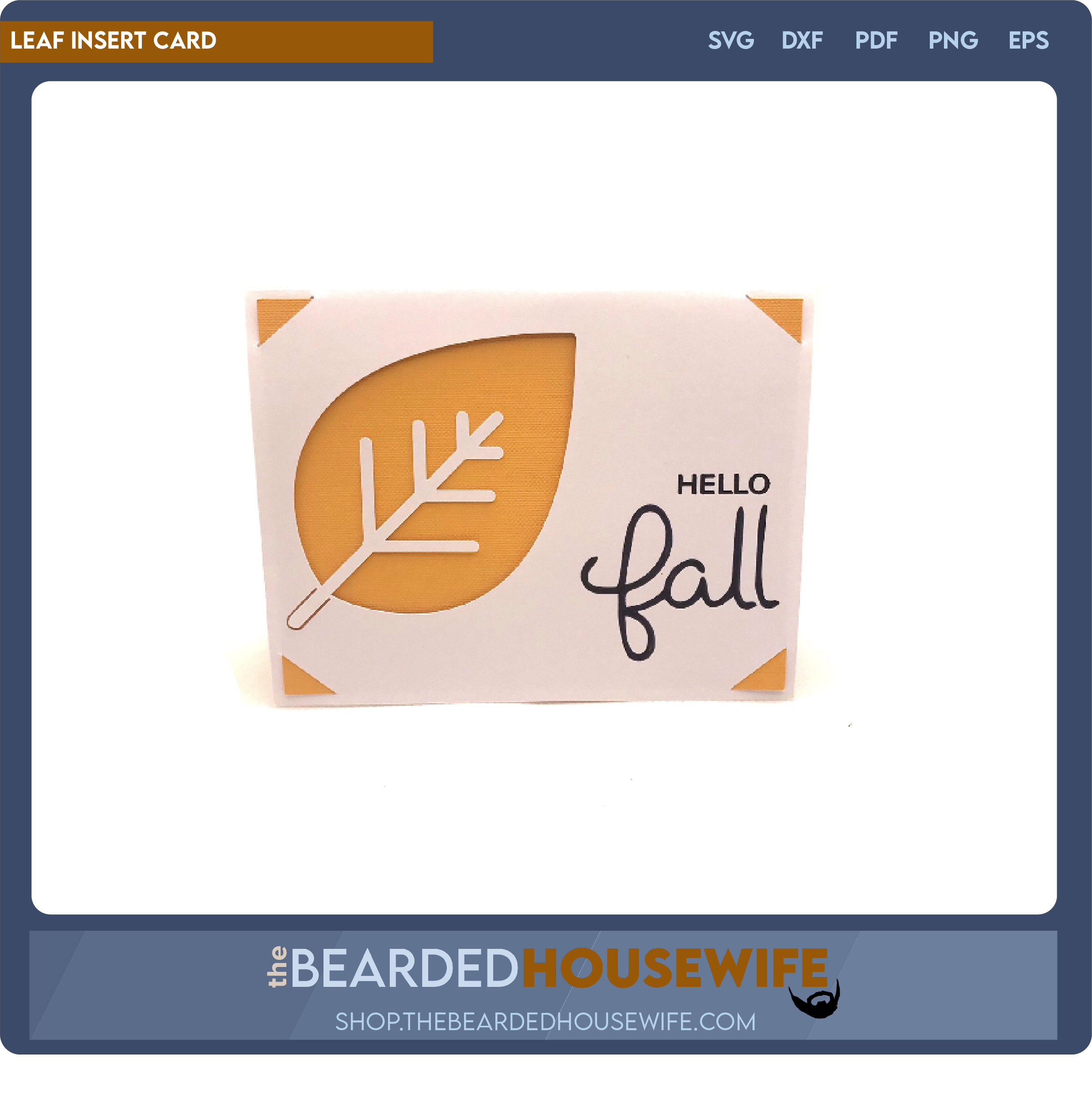 Leaf Insert Card – The Bearded Housewife